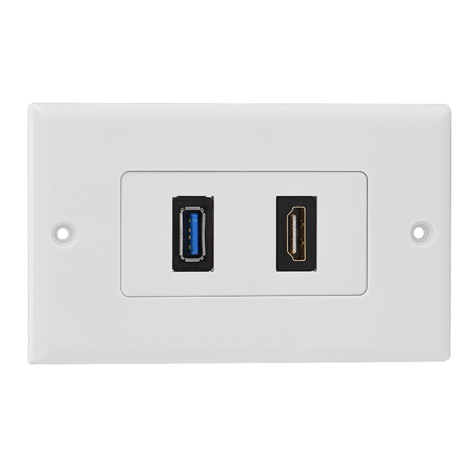 USB3.0 Two In One Integrated Multimedia Wall Panel Video Socket ECM | eBay