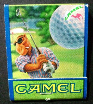Camel Golf Matchbook, 1994 Collectible Paper Advertisement, Unused ...