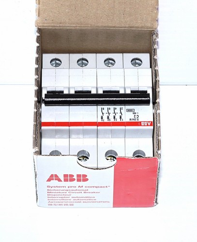 ABB S204M-C2 2A 4-Pole Miniature Circuit Breaker | eBay UK