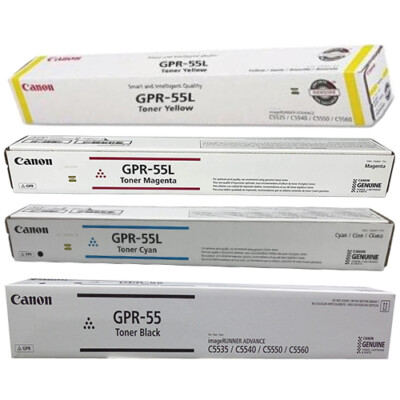 Canon GPR-55 + GPR-55L Toner Cartridge Set (Black 69,000 / Color 26,000 ...
