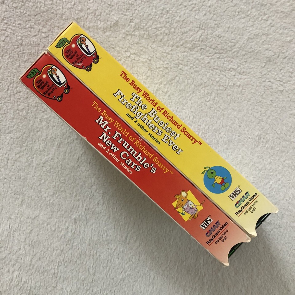 The Busy World Of Richard Scarry Mr. Frumble’s New Cars / Busiest ...