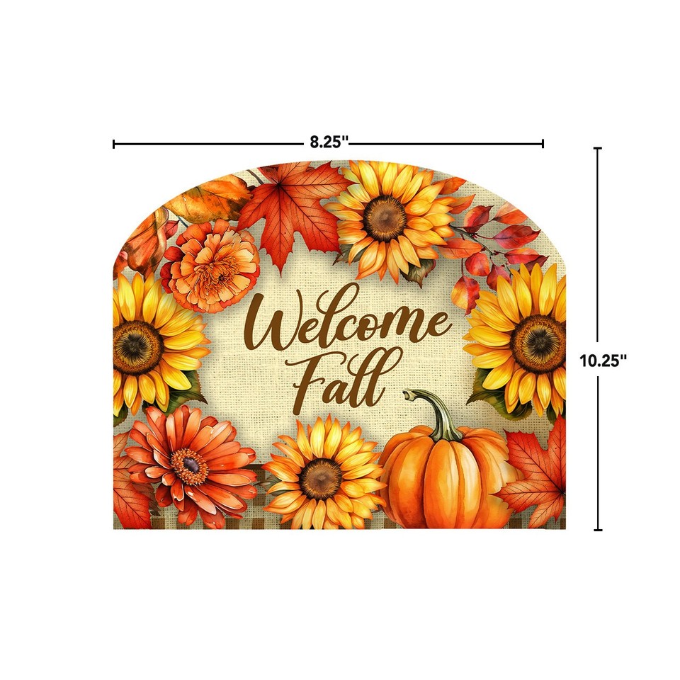 Briarwood Lane Welcome Fall Flowers Acrylic Art Sign | eBay