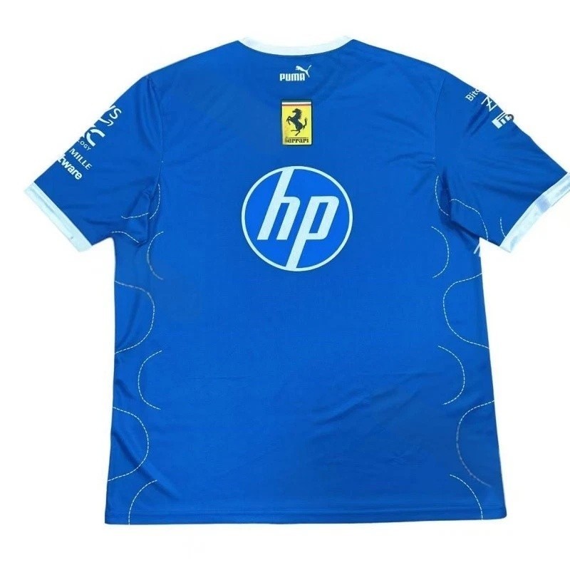 New Men's F1 Scuderia Ferrari Racing T-Shirt HP Shell UniCredit CEVA ...
