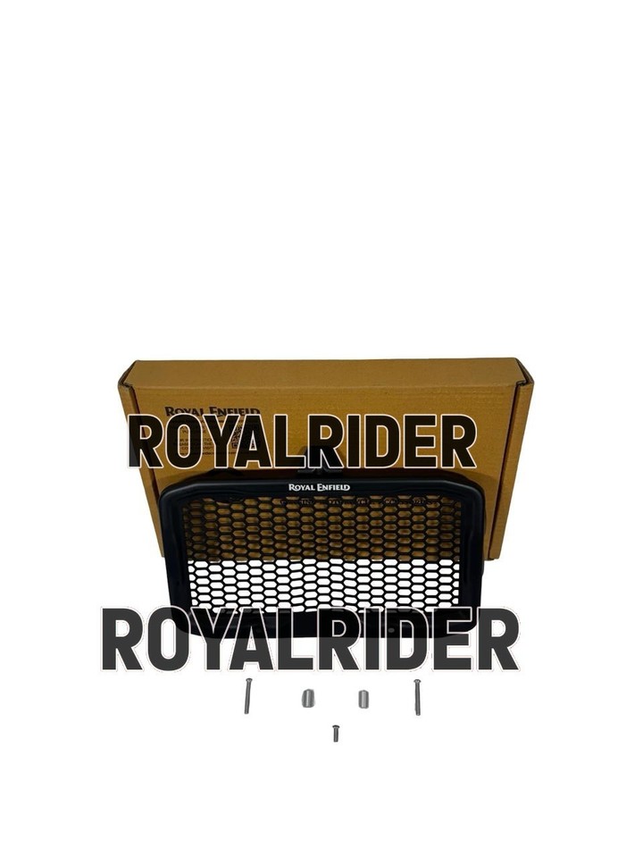 RADIATOR GUARD BLACK FIT FOR ROYAL ENFIELD GUERRILLA 450 & HIMALAYAN ...