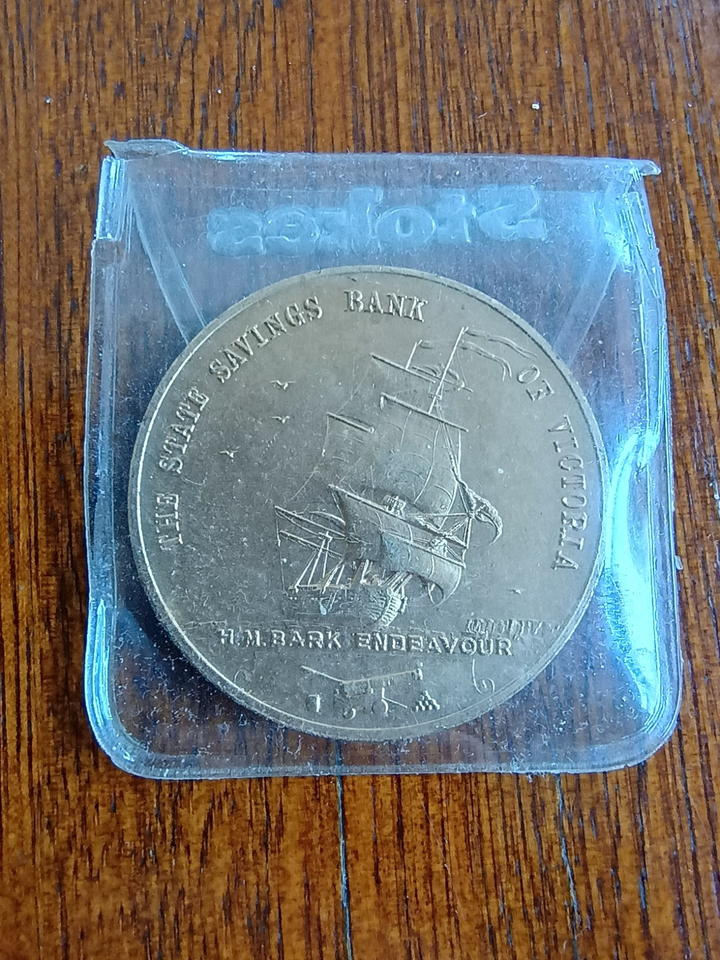 AUSTRALIAN: 1970 CAPTAIN JAMES COOK BI-CENTENARY MEDALLION - STATE ...