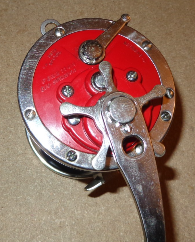 Used Penn Senator 114HLW 6/0 Wide Right-Handed Fishing Reel 114 HLW (#3 ...