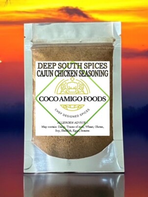 CAJUN CHICKEN SPICE - DEEP SOUTH SPICE - 50g | eBay Australia
