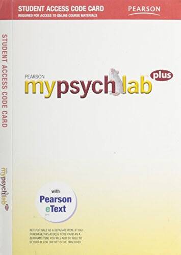 MYPSYCHLAB PLUS-ACCESS - Paperback By Pearson - GOOD | eBay