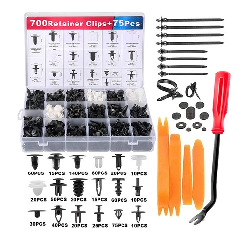 775PCS Car Body Push Pin Rivet Trims Panel Fastener Clips Moulding ...