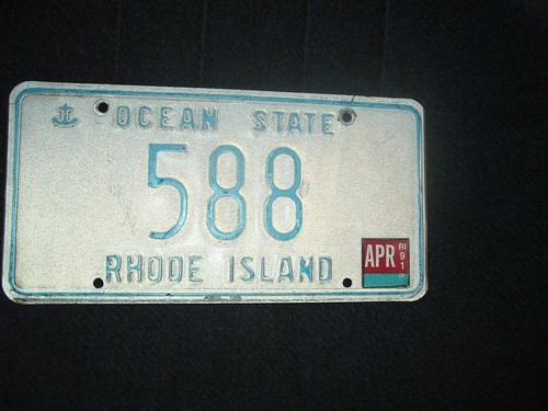 1991 Rhode Island License Plate Ocean State Pass Car Auto RI 91 | eBay