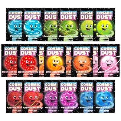 Cosmic Dust Popping Candy - All Flavours 10g Packets - Fun Tangy ...