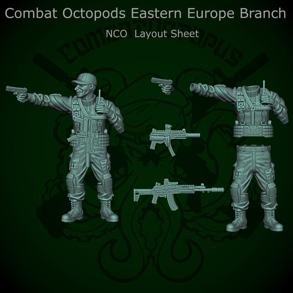 Combat Octopus Modern Miniature Eastern Private Military Contractors ...