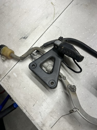 2012 08-18 KAWASAKI KLR650 KLR OEM REAR BRAKE CALIPER MASTER CYLINDER ...