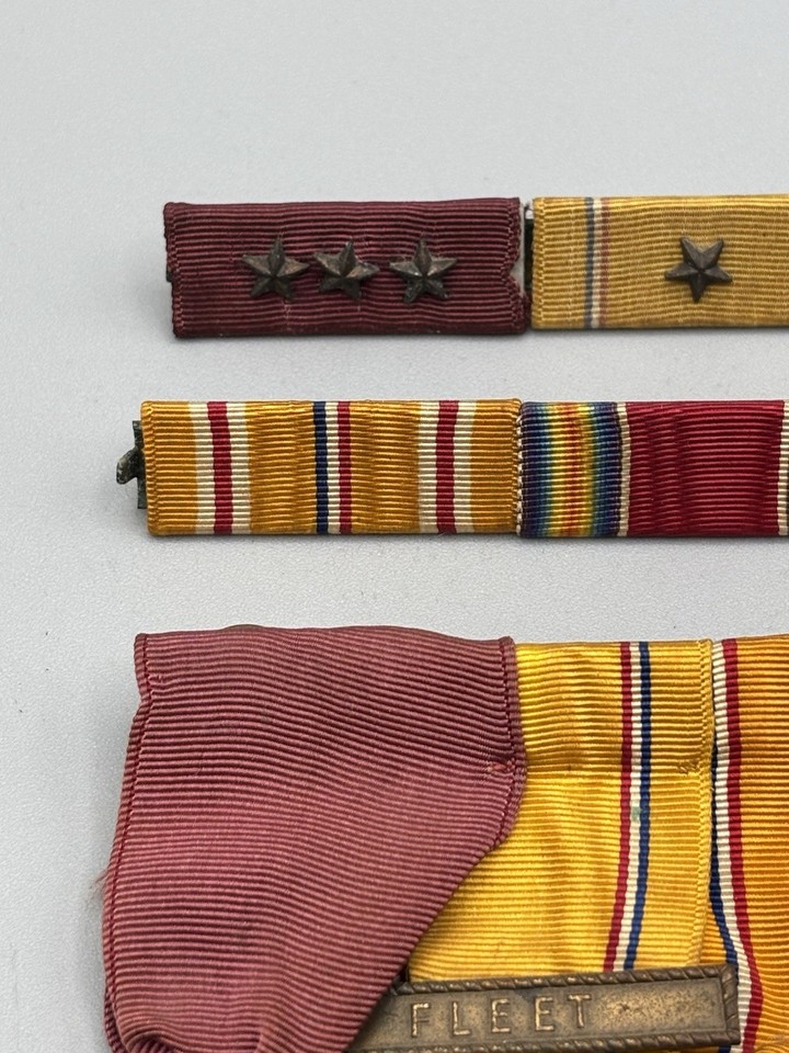 WWII Navy Veteran Medals & Ribbons Grouping Estate Lot From Family ...