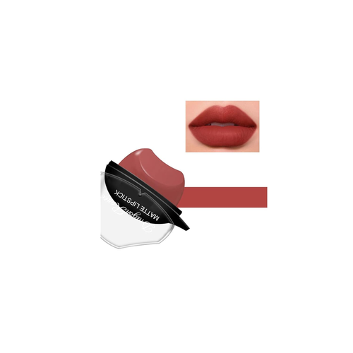 Matte Velvet Lip Shape Lip Gloss Long Lasting High-Pigment Non-Stick ...
