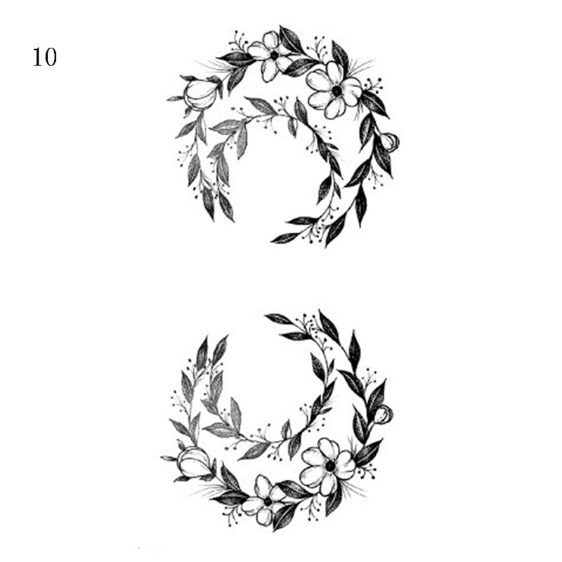 Body Makeup Tattoo Paste Waterproof Body Art Fake Tattoo Sticker Unisex ...