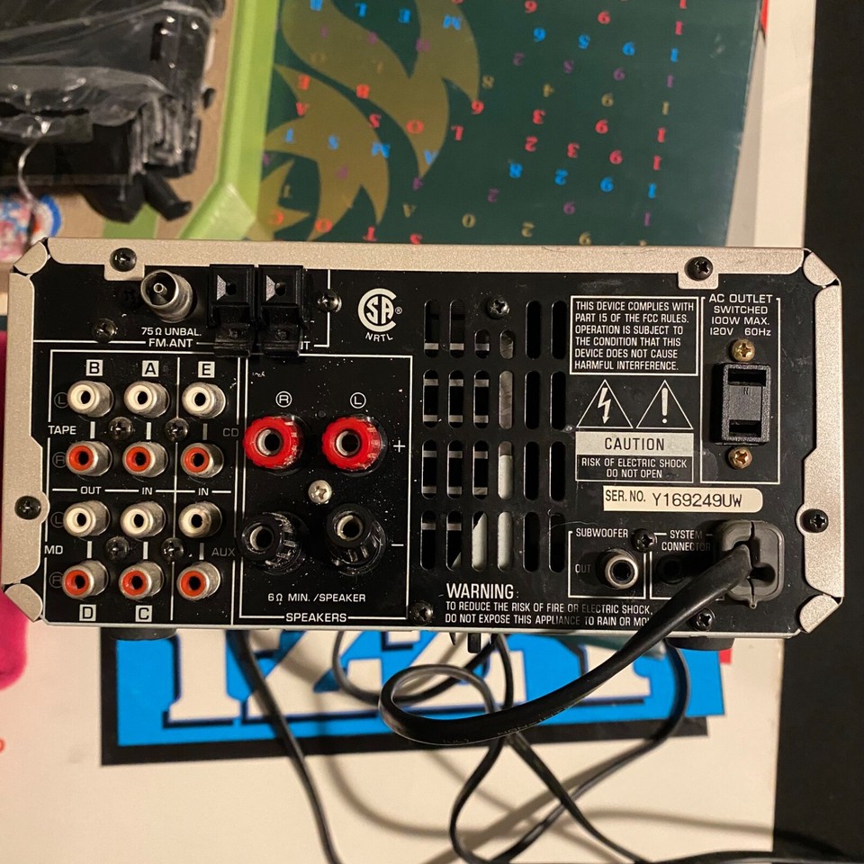 Yamaha Natural Sound Stereo Receiver RX-E100 Music Equipment 64hz Semi ...