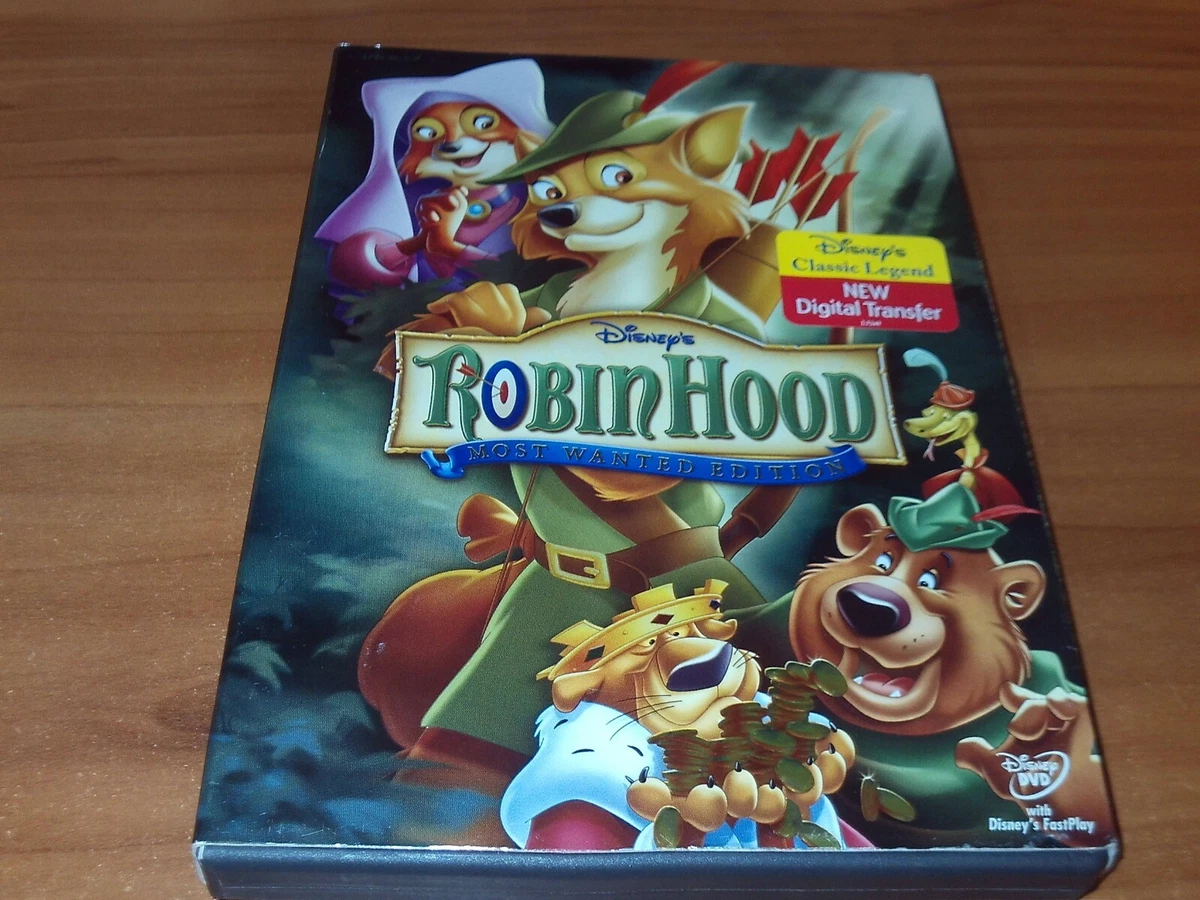 Disney Robin Hood Dvd Cover
