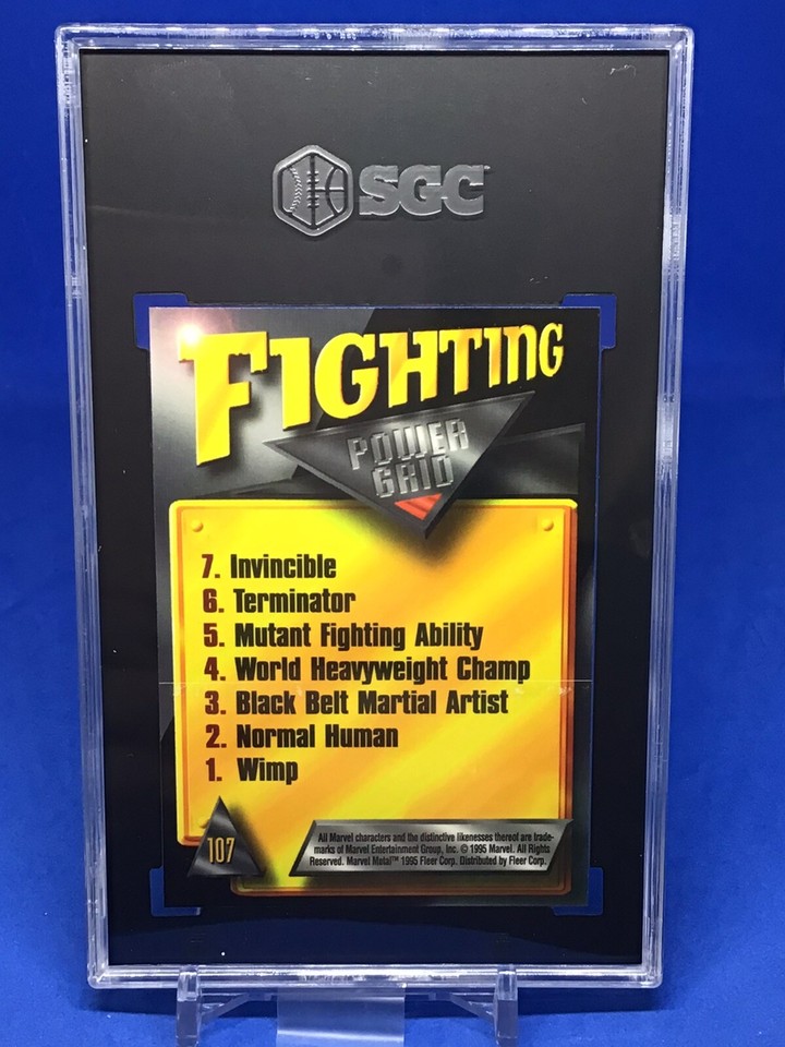 1995 Marvel Metal Mystique Silver Flasher SGC 9.5 Parallel SP | eBay