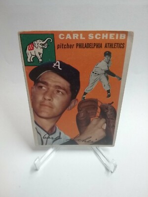 Carl Scheib Philadelphia Athletics 1954 Topps #118 | eBay