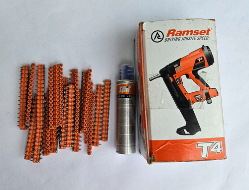 Ramset T4012 1/2" Steel Pins with T4 Fuel Cell for T4MAG Gas Actuated Tool | eBay