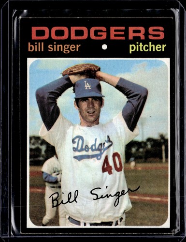 Bill Singer 1971 Topps #145 Los Angeles Dodgers | eBay