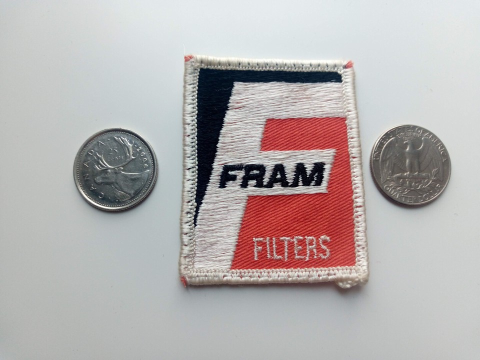 Vintage 1970s FRAM Filters Patch Badge Crest | eBay