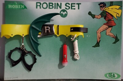 Vintage 1966 Ideal Robin Utility Belt Set Batman Custom Card | eBay