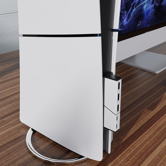 Vertical Stand for PS5 Slim / PS5 Disc & Digital Console Anti-Slip Base ...