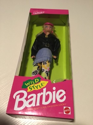 Wild Style Barbie 1992 Designed Exclusively for Target-5 different cool ...