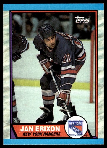 1989-90 Topps #96 Jan Erixon New York Rangers | eBay