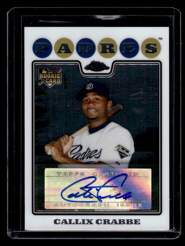 2008 Topps Chrome #234 Callix Crabbe Rooke Autograph | eBay