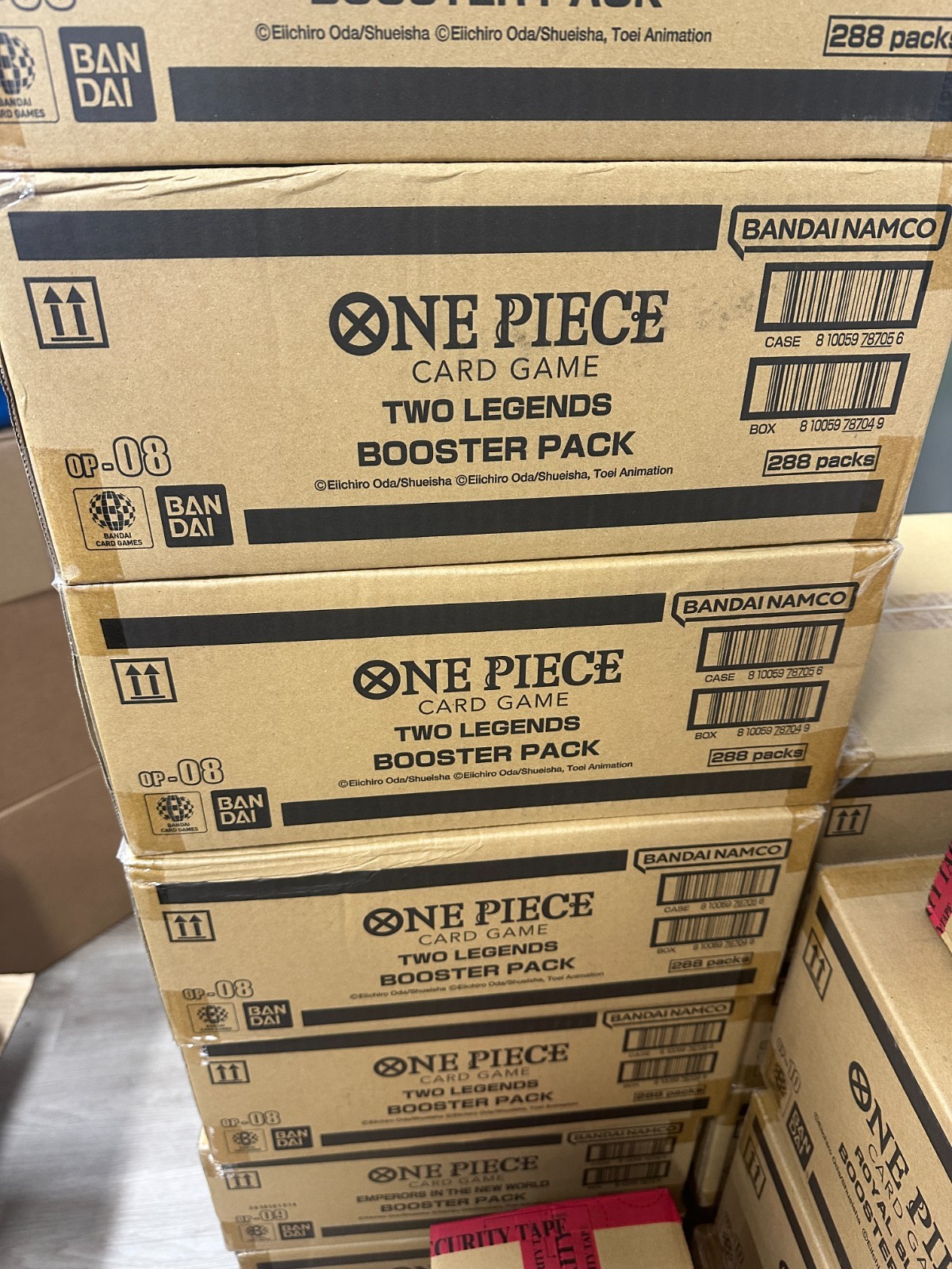 One Piece OP-08 Two Legends Booster Box Case - 12x Booster Boxes ...