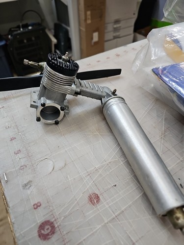 Rossi 45 Nitro Engine With Prop And Pipe | eBay