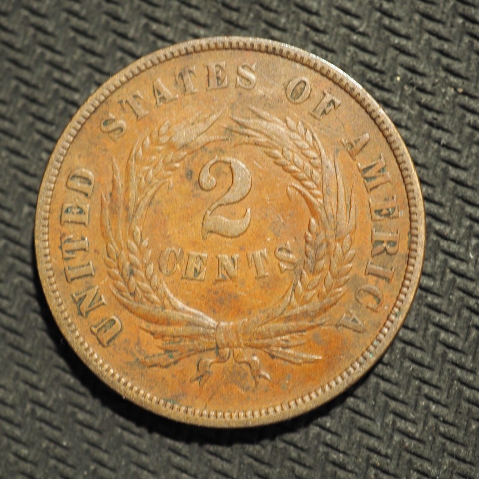 1868 2 CENT ***NICE COIN!*** - FREE SHIPPING! X5942 | eBay