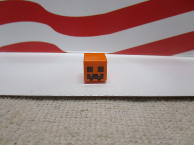 LEGO MINECRAFT PUMPKIN HEAD JACK O'LANTERN/SNOW GOLEM MINIFIGURE | eBay