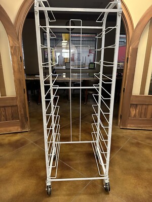 Commercial Flat Wire Bread Rack, 12 tiers, Steel Wire Construction ...
