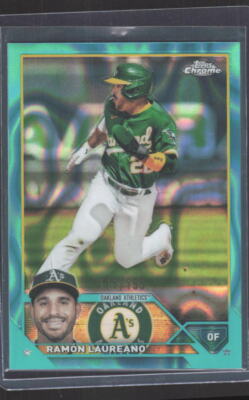 2023 Topps Chrome #116 Ramón Laureano Aqua Lava Refractor #/199 | eBay