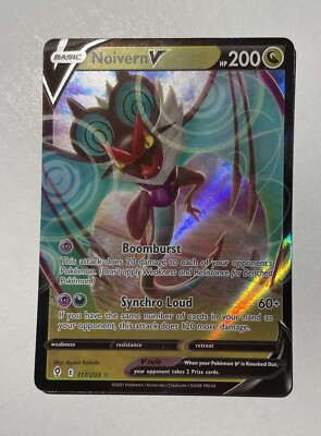 Pokémon TCG Noivern V Evolving Skies 117/203 Holo Ultra Rare | eBay