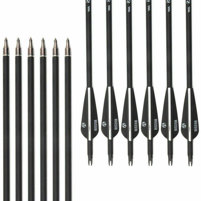 28/30/32 inch Carbon Arrows OD 7.8mm Practice Archery For Compound ...
