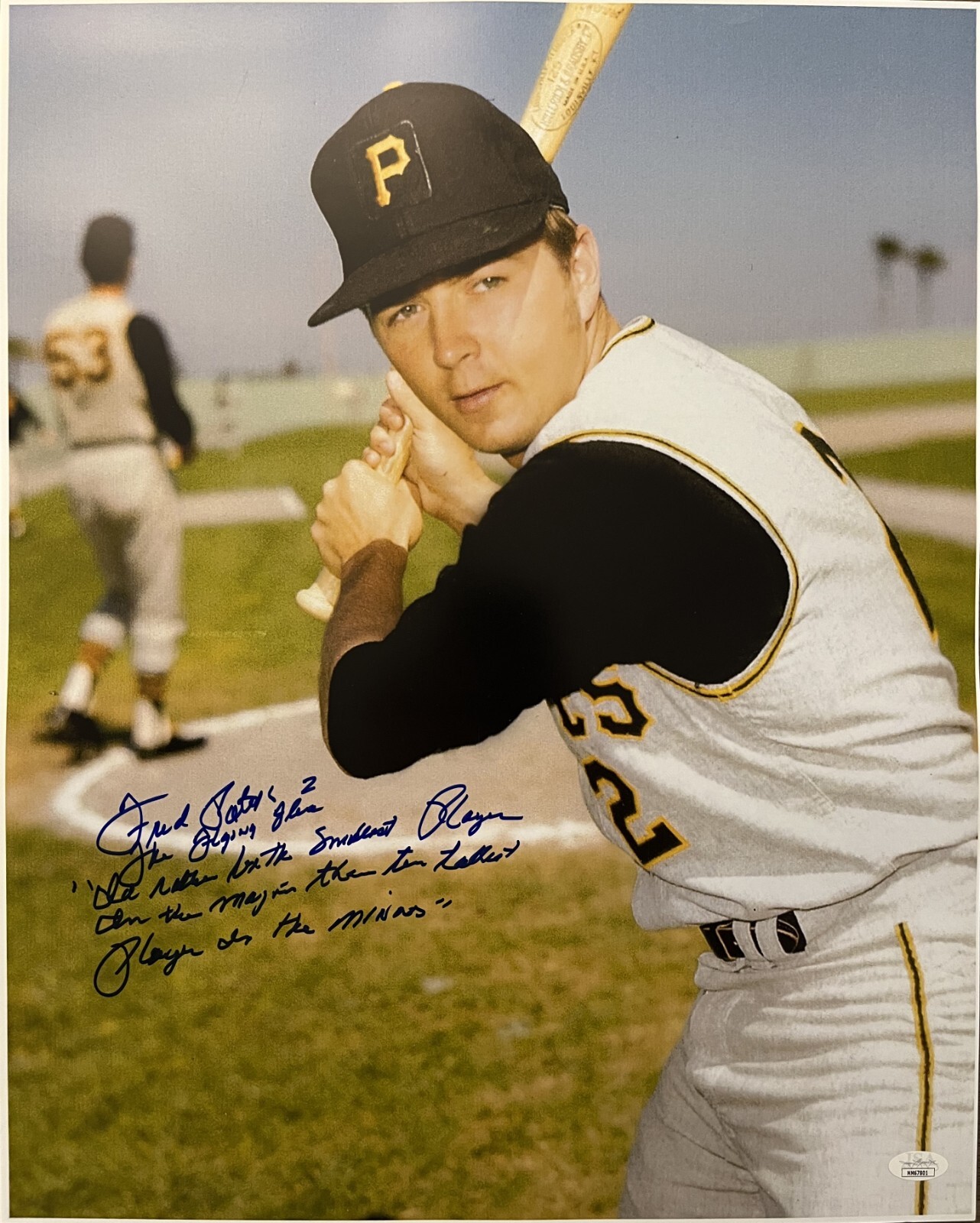 Freddie Patek RARE SIGNED JSA COA 16x20 PHOTO Pirates 3xAll-Star ...