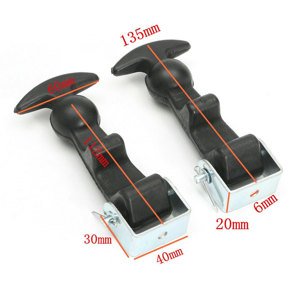 4pcs Rubber Bonnet Catch Strap Latch Panel Fastener Car Horsebox ...