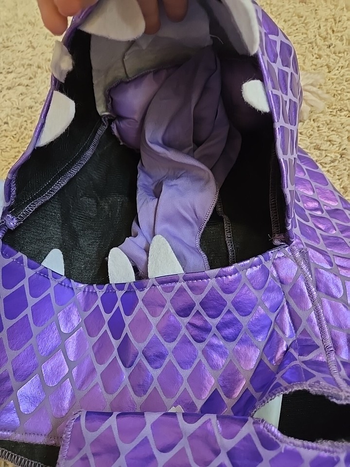 Disney Monsters Inc. Boo Purple Monster Halloween Costume Sz L Child ...