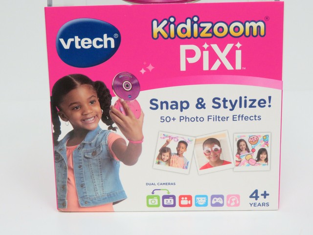 VTech Kidizoom Pixi Snap & Stylize Pink Makeup Camera 50 Photo Filter ...