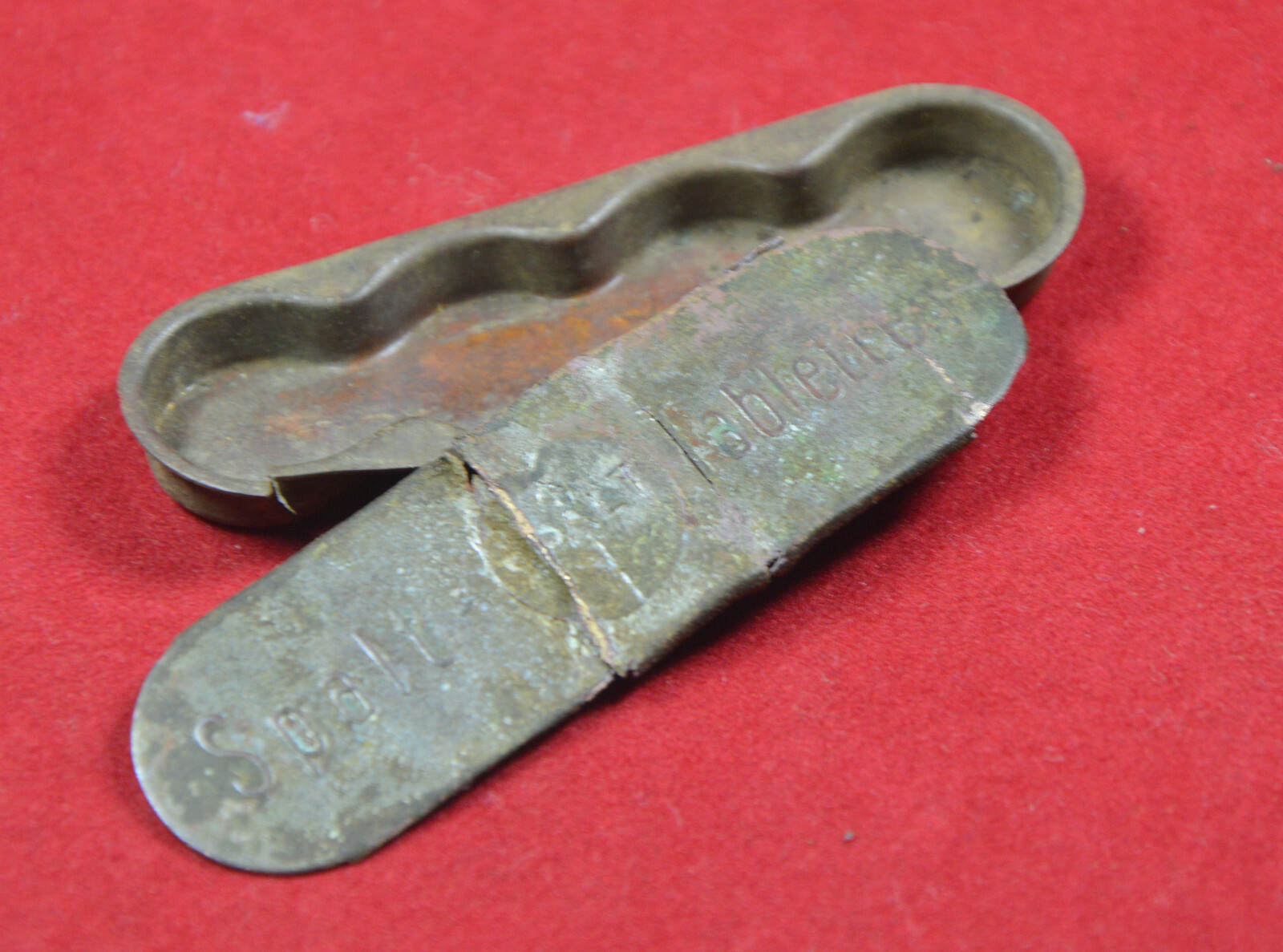 German WW2 Wehrmacht Soldier Medic Pills Box Container Spalt-Tabletten ...