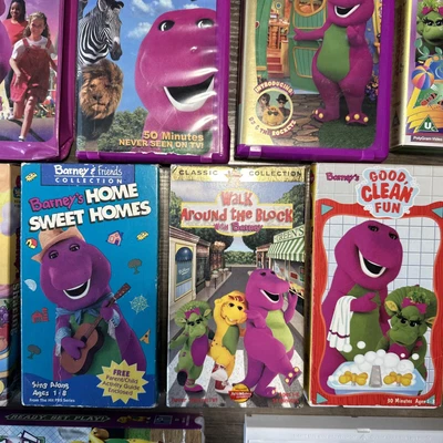 Rare VTG Barney VHS LOT 11 TAPES Classic Collection