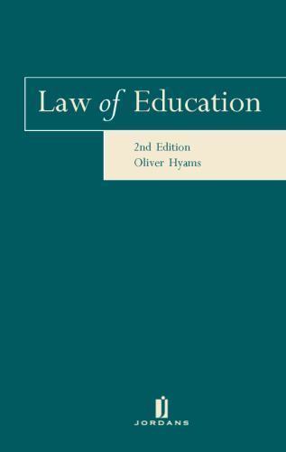 Law of Education by Oliver Hyams (2004, Hardcover) for sale online | eBay