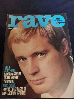 Vintage RAVE Magazine JUNE 1966 Mary Quant Ad David McCallum Scott ...