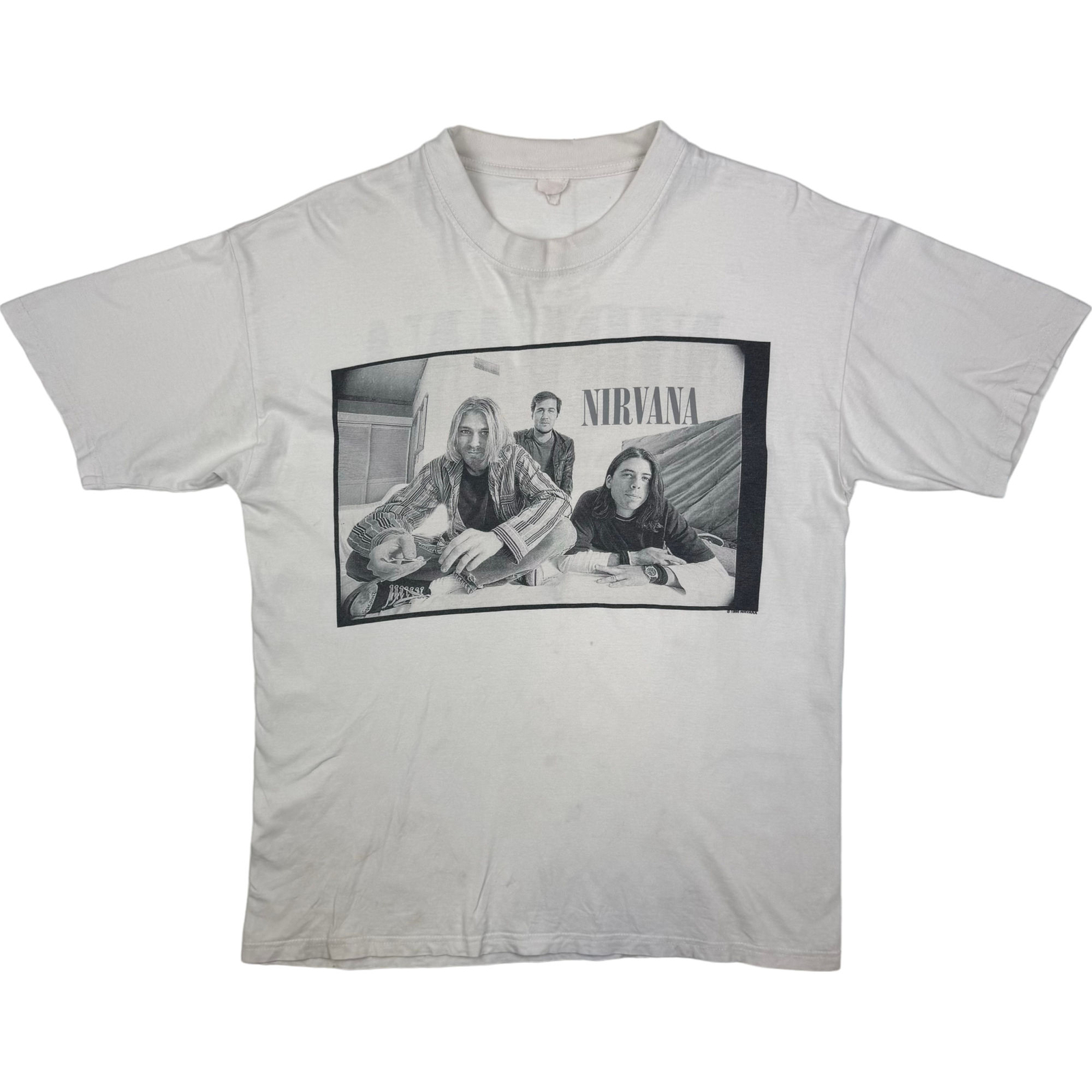 Vintage Nirvana 1996 Portrait Kurt Cobain Band Graphi… - Gem