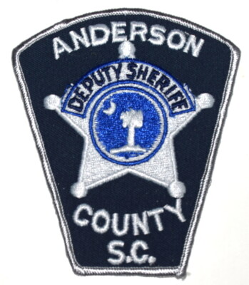 ANDERSON COUNTY– DEPUTY SHERIFF–SOUTH CAROLINA SC Police Patch VINTAGE ...